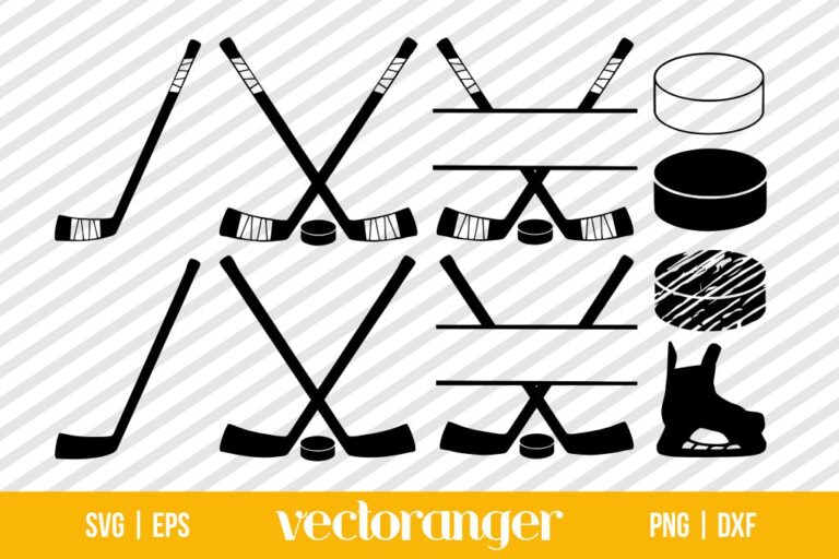 Hockey Stick SVG Bundle | Vectoranger