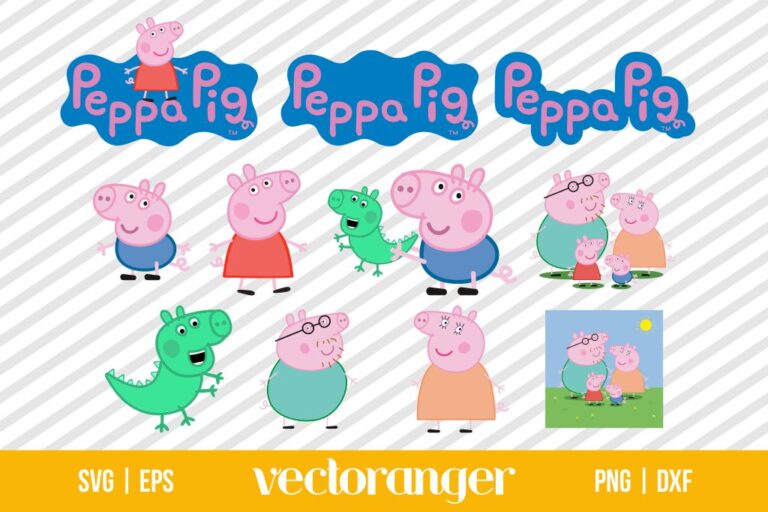 Peppa Pig SVG Bundle | Vectoranger