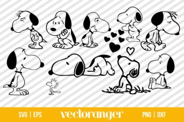 Snoopy SVG Bundle | Vectoranger