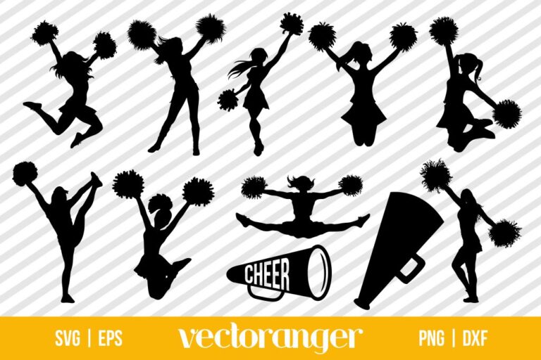 Cheerleader SVG Bundle | Vectoranger
