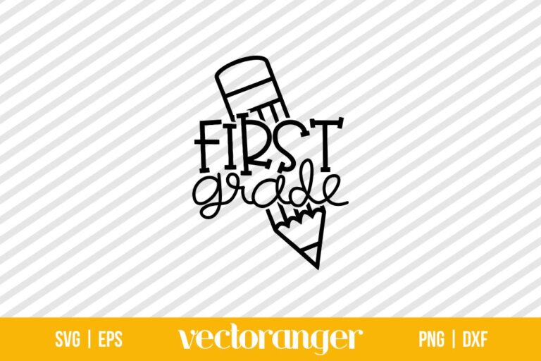 First Grade SVG Free | Vectoranger