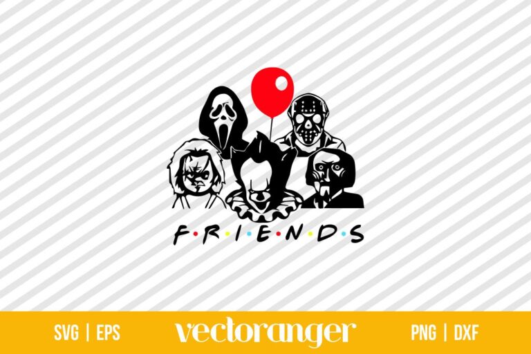 Halloween Horror Friends SVG | Vectoranger