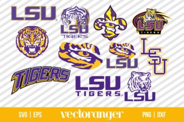 Lsu Tiger Logo SVG Bundle | Vectoranger