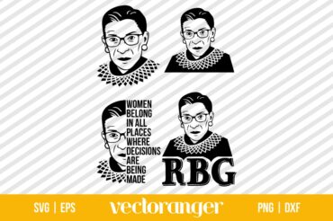 Notorious RBG SVG Cut File | Vectoranger
