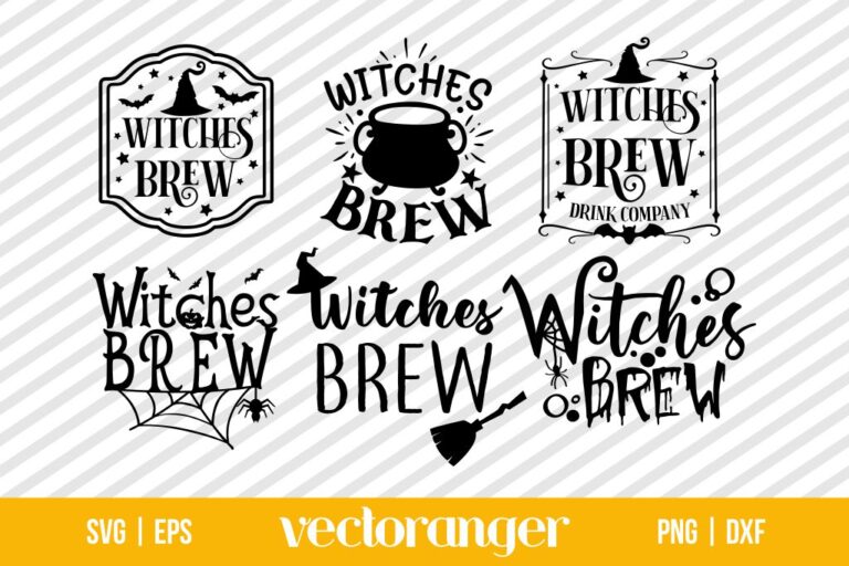Witches Brew Halloween SVG | Vectoranger