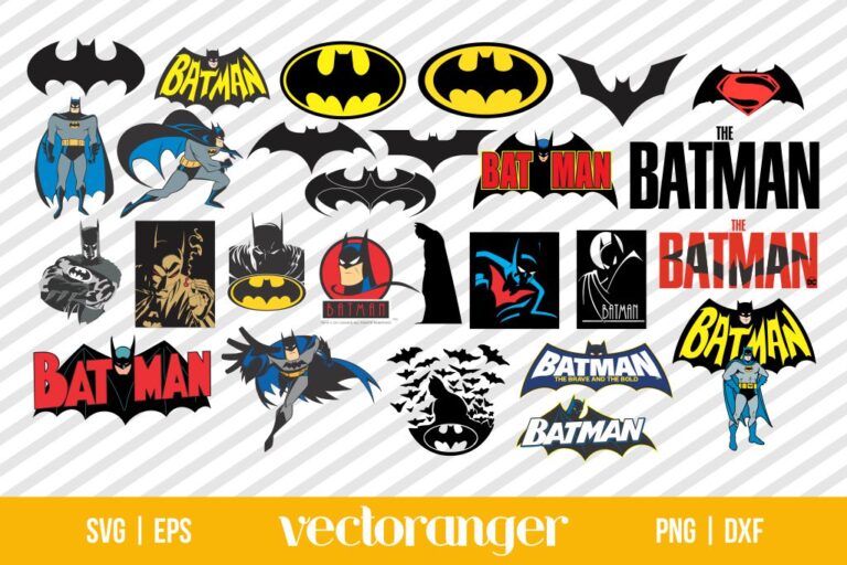 Batman SVG Cut File Bundle | Vectoranger
