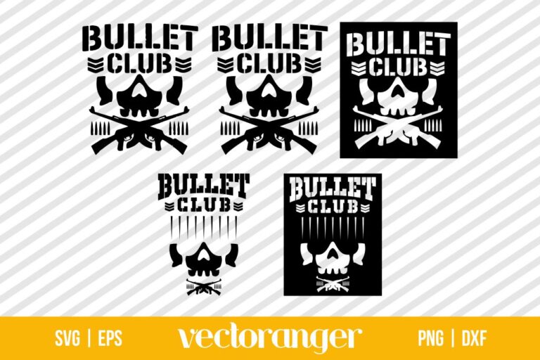 Bullet Club SVG Cut Files Bundle | Vectoranger