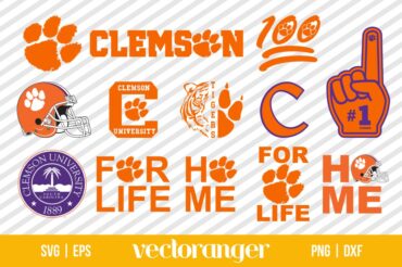 Clemson Tigers Logo SVG Bundle | Vectoranger