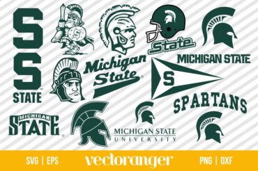 Michigan State Logo SVG Bundle | Vectoranger