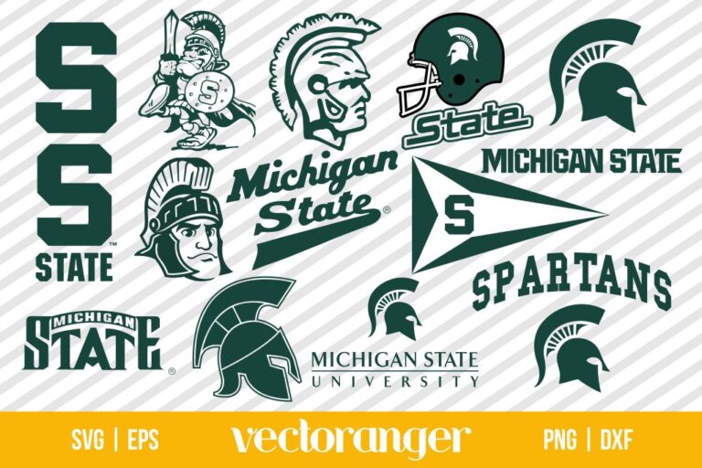 Michigan State Logo SVG Bundle | Vectoranger