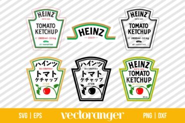 Heinz Tomato Ketchup SVG Bundle | Vectoranger