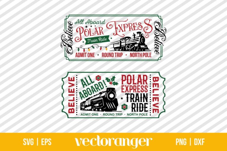 Polar Express Believe SVG | Vectoranger