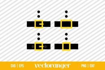 Santa Claus Belt SVG Bundle | Vectoranger