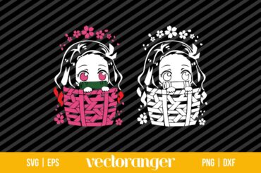Nezuko Demon Slayer SVG | Vectoranger