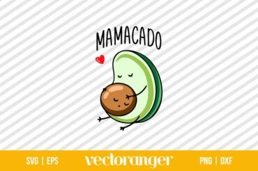 Mamacado Avocado Pregnant SVG Files | Vectoranger