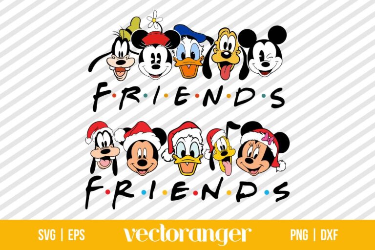 Mickey Friends SVG Cut File | Vectoranger