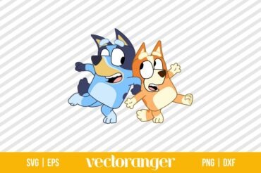 Bluey And Bingo SVG | Vectoranger