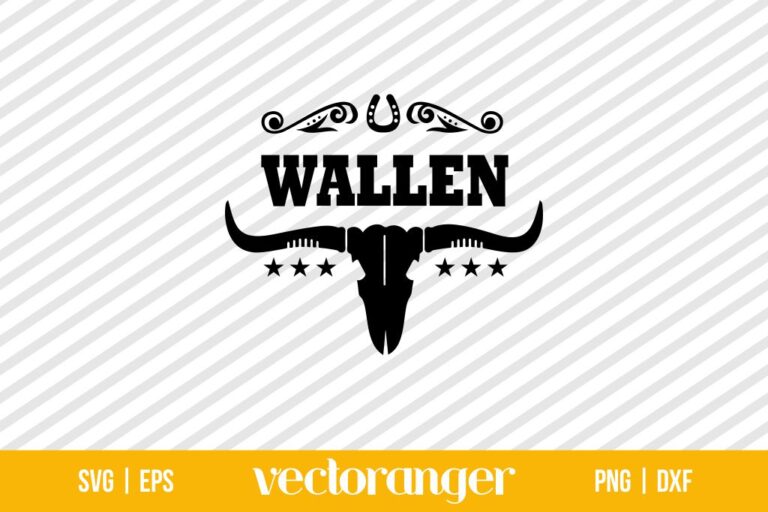 Wallen Bull Skull SVG | Vectoranger