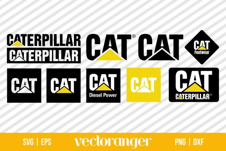 CAT Caterpillar Logo SVG Bundle | Vectoranger
