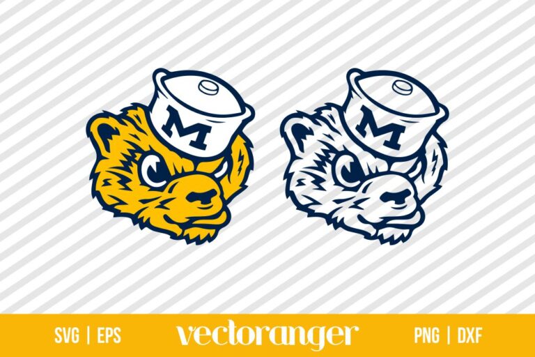 Michigan Wolverine Mascot SVG | Vectoranger