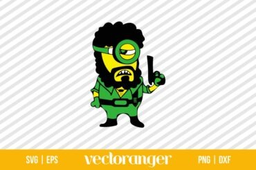 Minion Bread With Gun SVG | Vectoranger