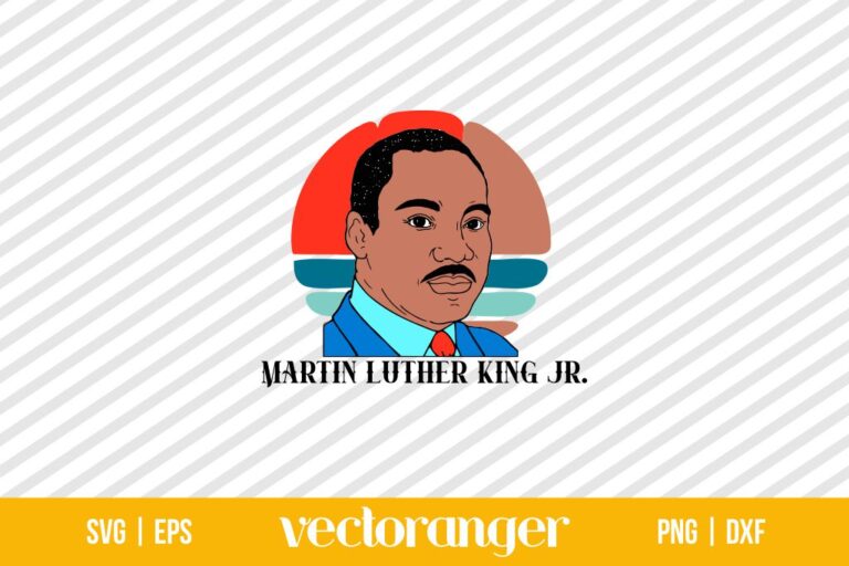 Vintage Martin Luther King Jr SVG | Vectoranger