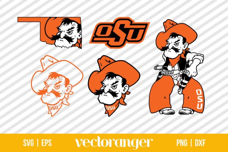 Oklahoma State Logo SVG Bundle | Vectoranger