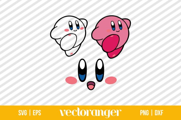 Kirby Layered SVG | Vectoranger