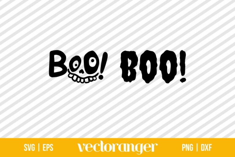 Boo SVG, Halloween SVG | Vectoranger