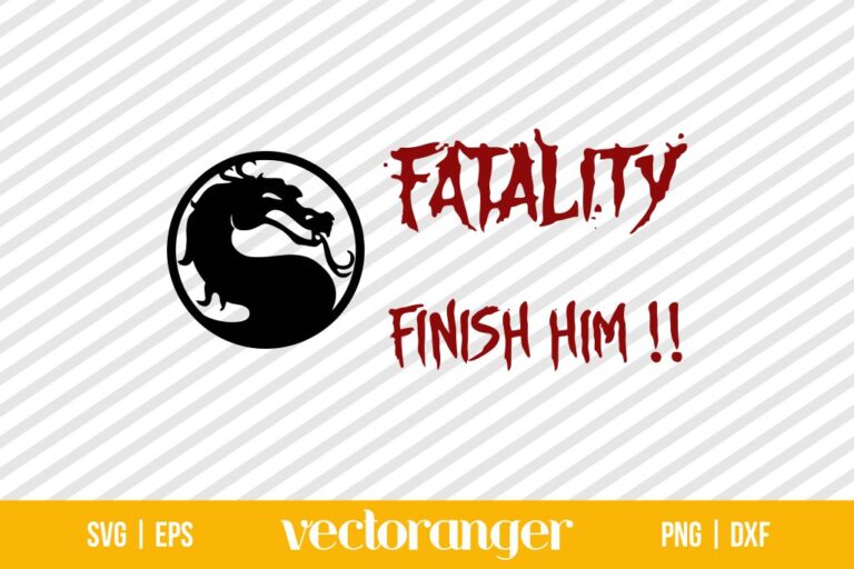 MK Fatality Finish Him SVG | Vectoranger