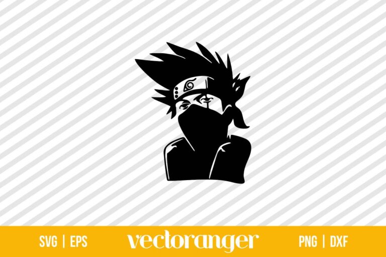 Naruto Character Kakashi SVG | Vectoranger