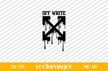 Off White Logo Drip SVG | Vectoranger