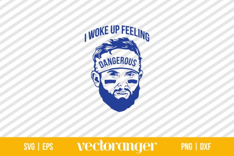 Baker Mayfield I Woke Up Feeling Dangerous SVG | Vectoranger