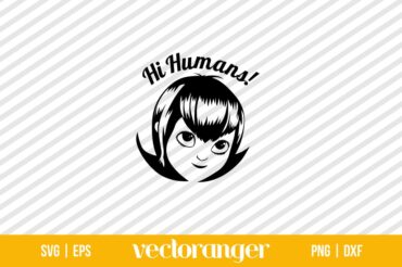 Hi Humans Mavis Head SVG | Vectoranger