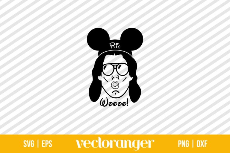 Ric Flair Mickey Mouse Ears SVG | Vectoranger