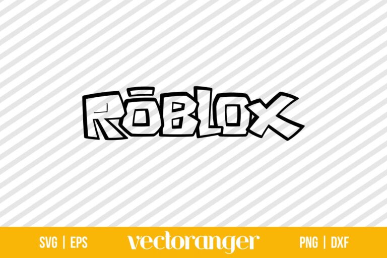 Roblox Logo Font Outline SVG | Vectoranger