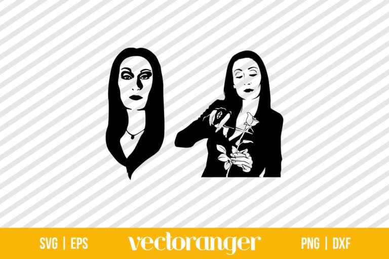 Morticia SVG | Vectoranger