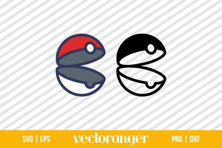 Open Pokeball SVG | Vectoranger