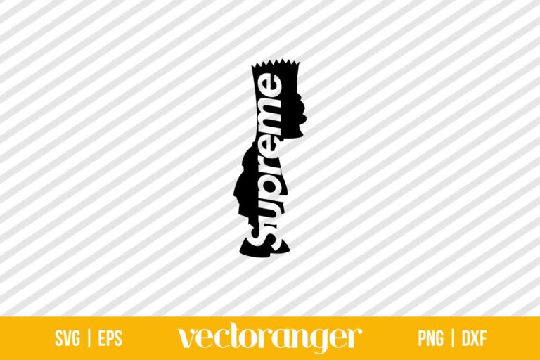 Supreme Simpson SVG | Vectoranger
