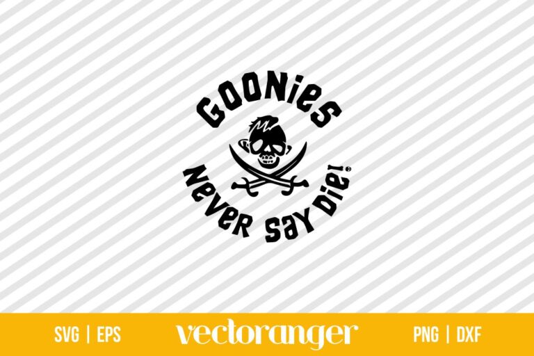 Goonies Never Say Die SVG | Vectoranger