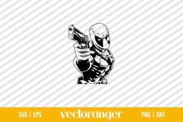 Gun Deadpool SVG | Vectoranger