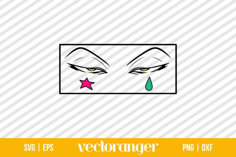Hisoka HXH Eye SVG Vector | Vectoranger