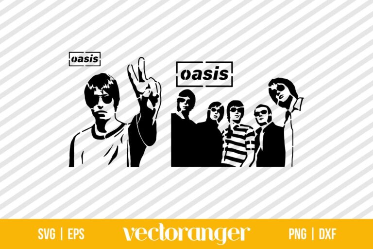 Oasis SVG Silhouette | Vectoranger