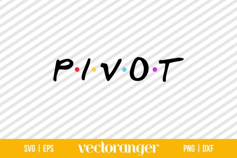 Pivot Friends SVG | Vectoranger