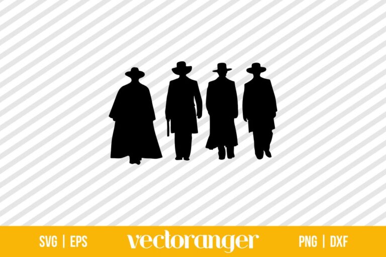 Tombstone Western Silhouette SVG | Vectoranger