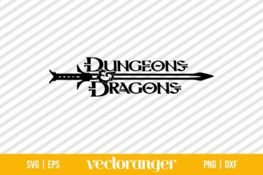 Dungeons And Dragons Logo SVG | Vectoranger