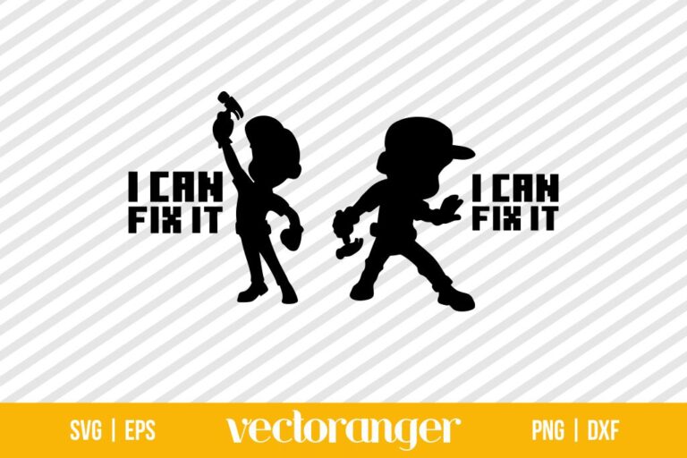 Fix It Felix SVG Cut File | Vectoranger