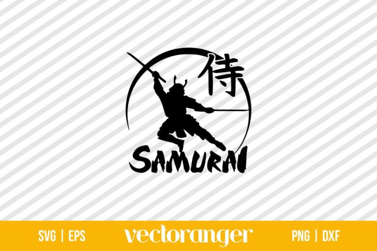 Japanese Samurai SVG | Vectoranger