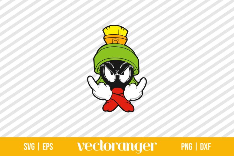 Marvin The Martian Fvck SVG | Vectoranger