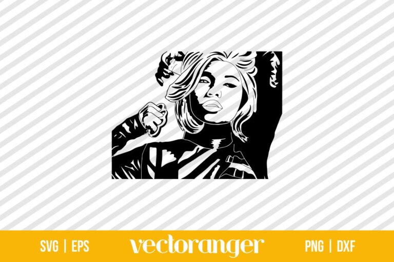 Nicki Minaj Silhouette SVG | Vectoranger